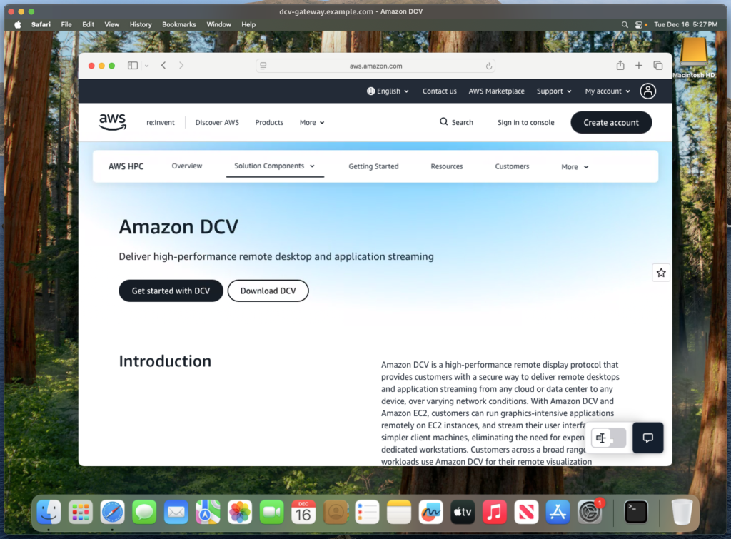 Kích hoạt phát triển macOS từ xa với Amazon EC2 Mac và Amazon DCV – AWS ...
