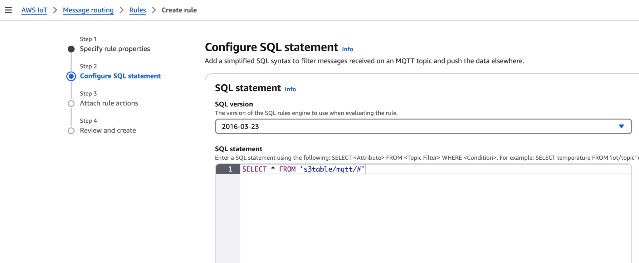 Theo dõi đội xe theo thời gian thực bằng AWS IoT Core, Amazon S3 Tables ...