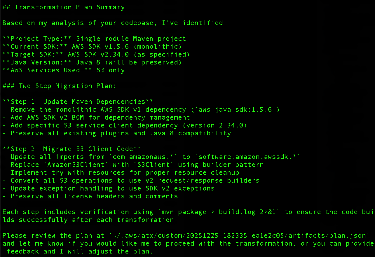 Tự động hóa nâng cấp AWS SDK for Java v1 lên v2 với AWS Transform – AWS Study Group